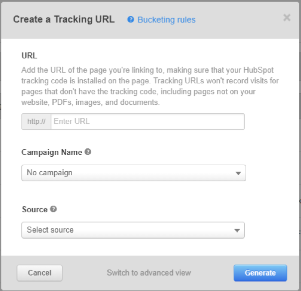 HubSpot Tracking Links - How to create custom tracking URLs