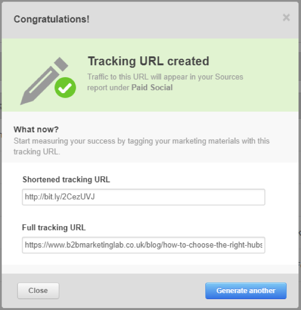 HubSpot Tracking Links - How to create custom tracking URLs